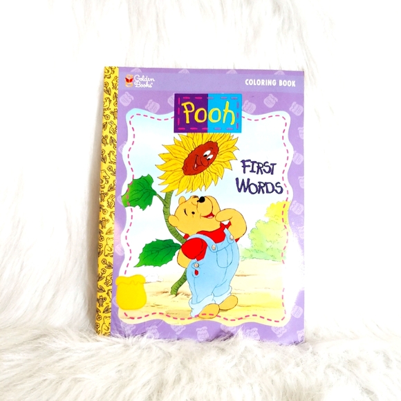 Disney | Toys | Golden Books Ooak Oop 997 Winnie The Pooh First Words ...